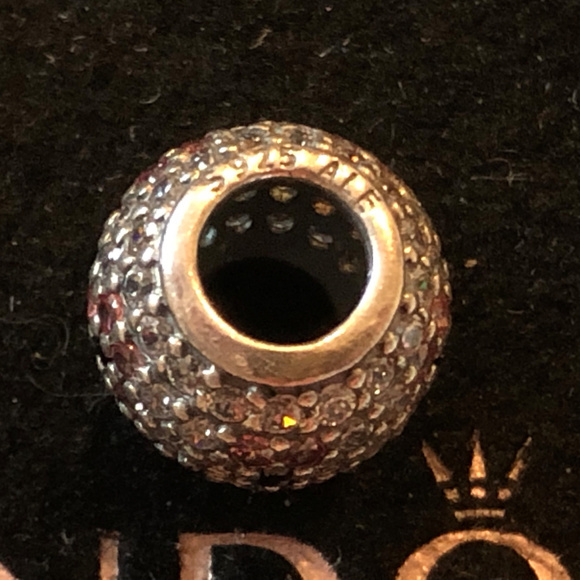 Pandora | Jewelry | Pandora Pink Pave Cherry Blossom Charm | Poshmark